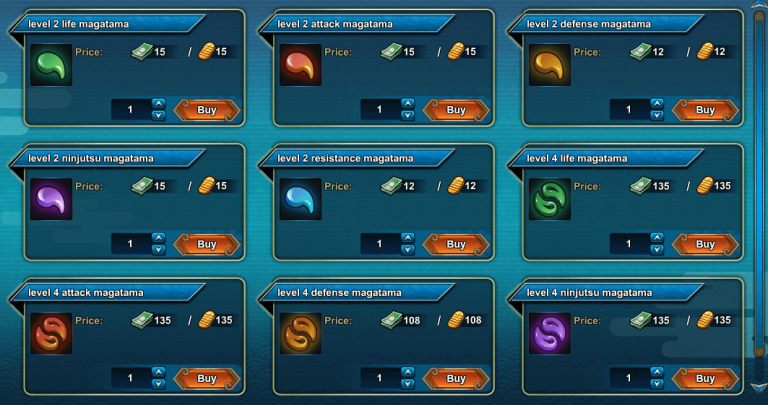 Magatama Guide - Naruto Online